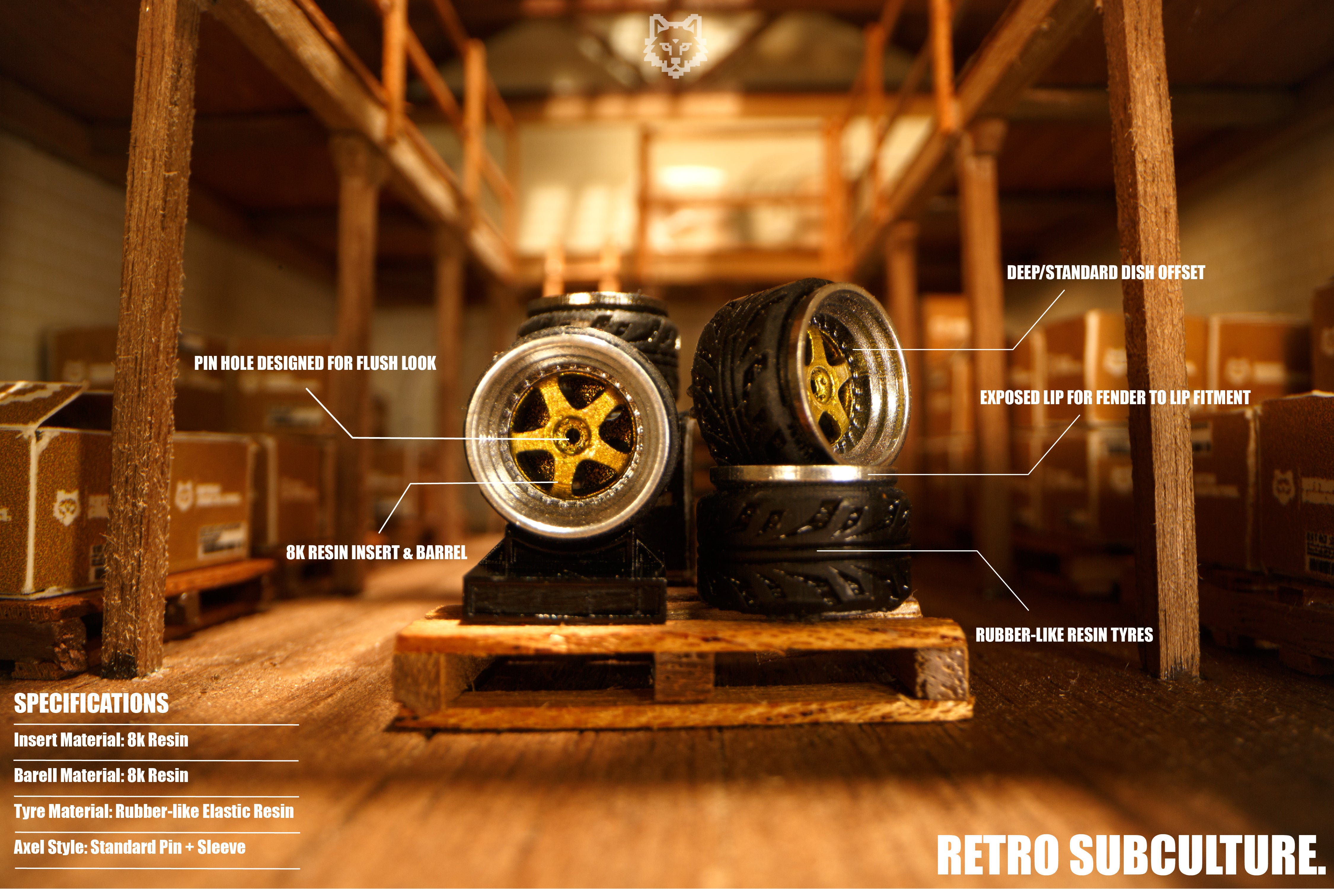 1/64 Scale Custom Wheels NZ | Retro Subculture | Diecast accessories ...